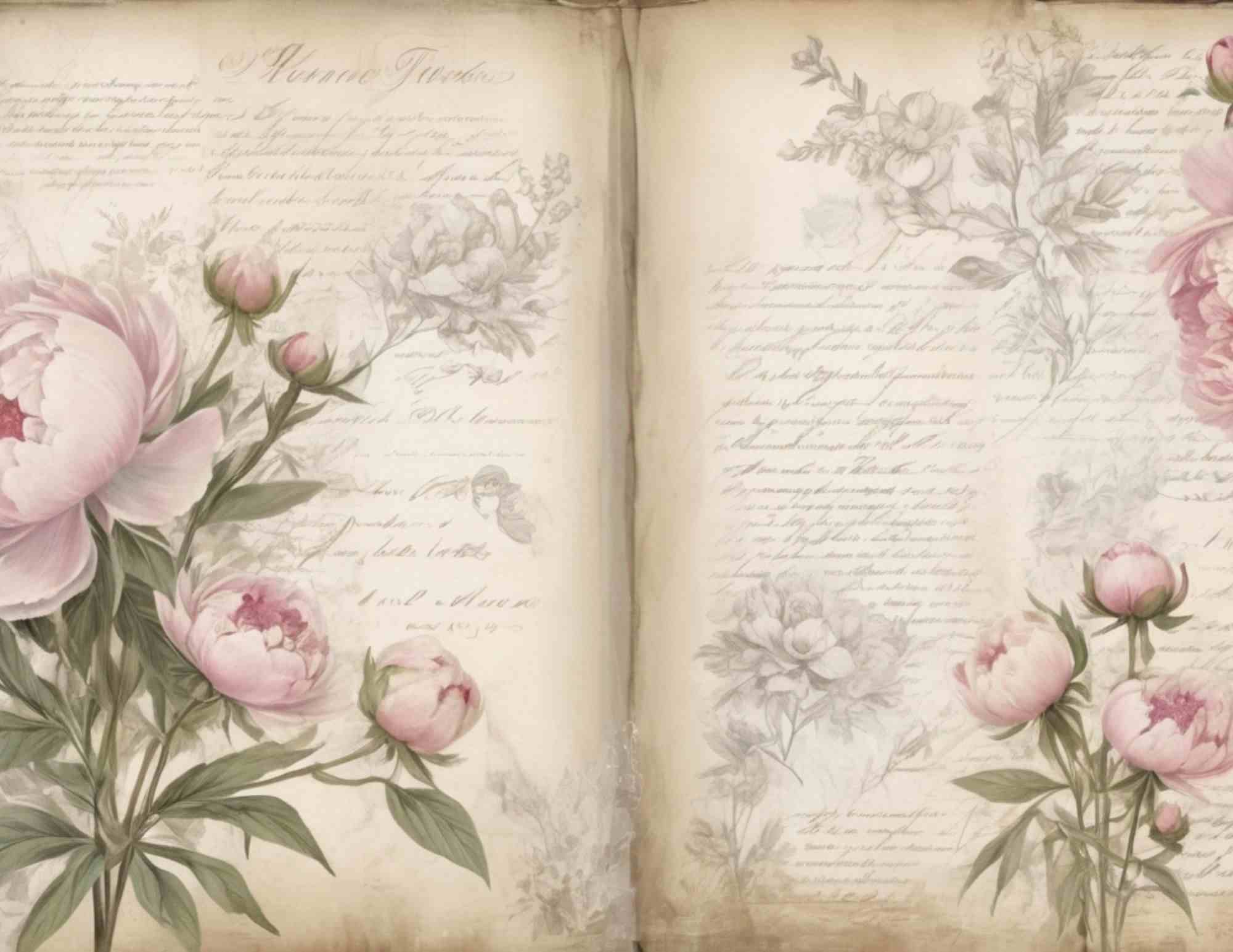 Free Vintage Junk Journal Printables - by Lina & June