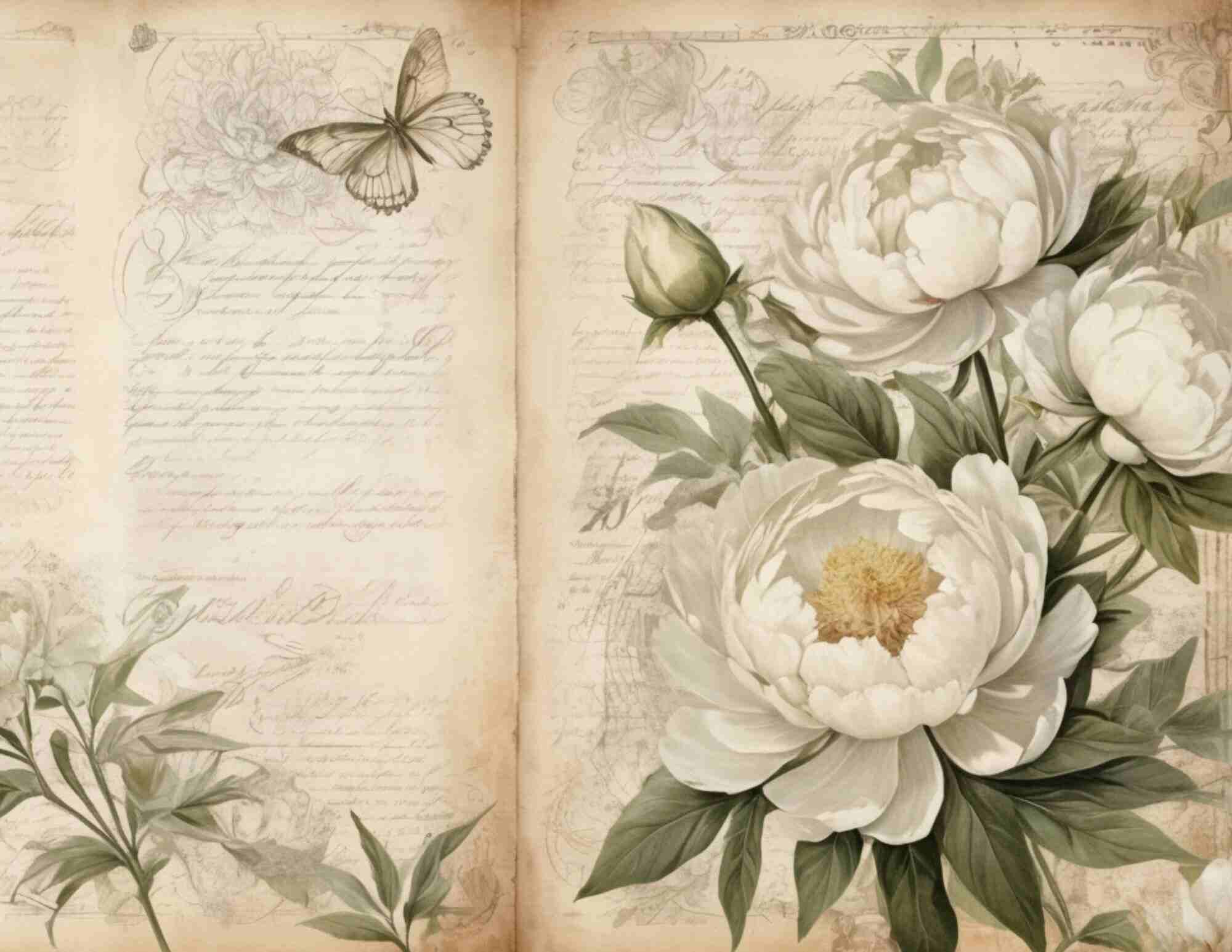 Free Vintage Junk Journal Printables - by Lina & June